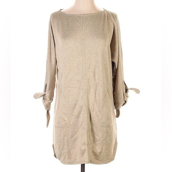 Max Studio | Tops | Max Studio Tan Tunic With Tie Details | Poshmark